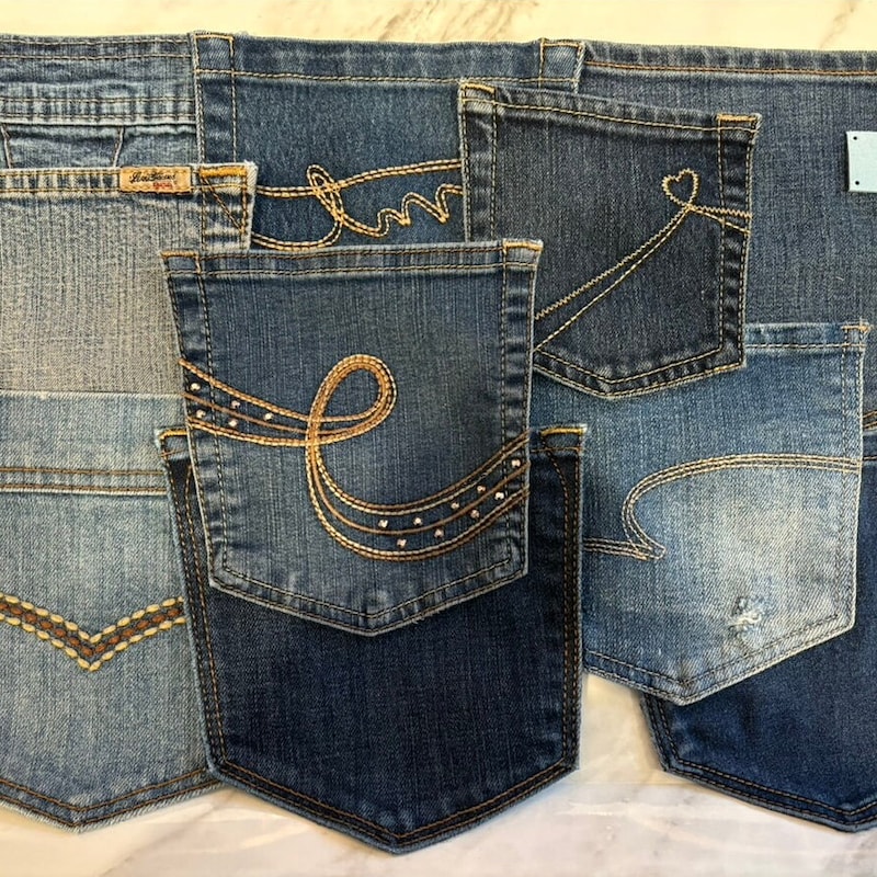 Denim Pockets - Etsy