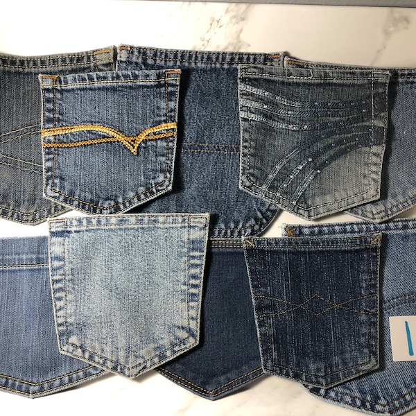 Denim Pockets - Etsy