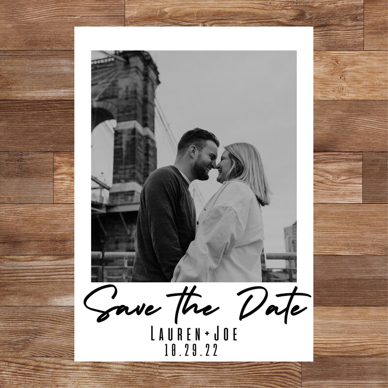 Polaroid Save the Date - Etsy