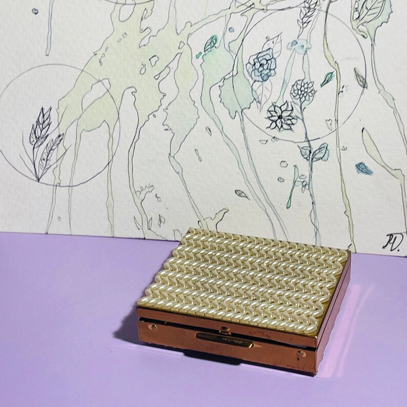 Vintage Compact Watercolor Palette - Etsy