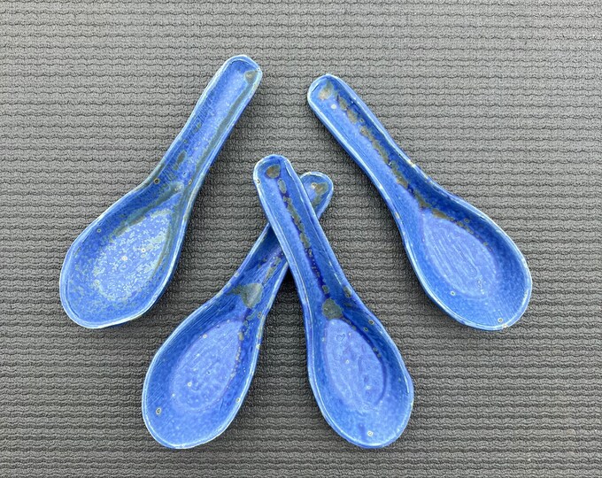 SMALL SPOON | Ceramic Spoon, Sauce, Dip, Soup, Serving Spoon in Crater ...