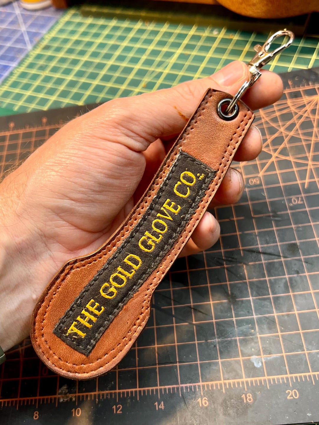 Leather Keychain Repurposed From a Rawlings Baseball Glove - Etsy
