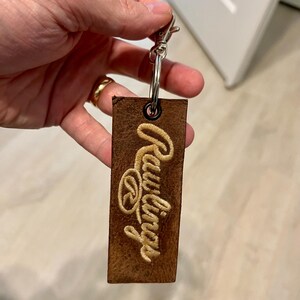 Leather Keychain Repurposed From a Rawlings Baseball Glove - Etsy