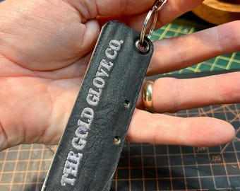Leather Keychain Repurposed From a Rawlings Baseball Glove - Etsy
