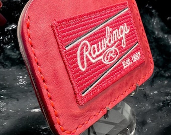 Minimalist Leather Three Pocket Baseball Wallet Repurposed From a ...