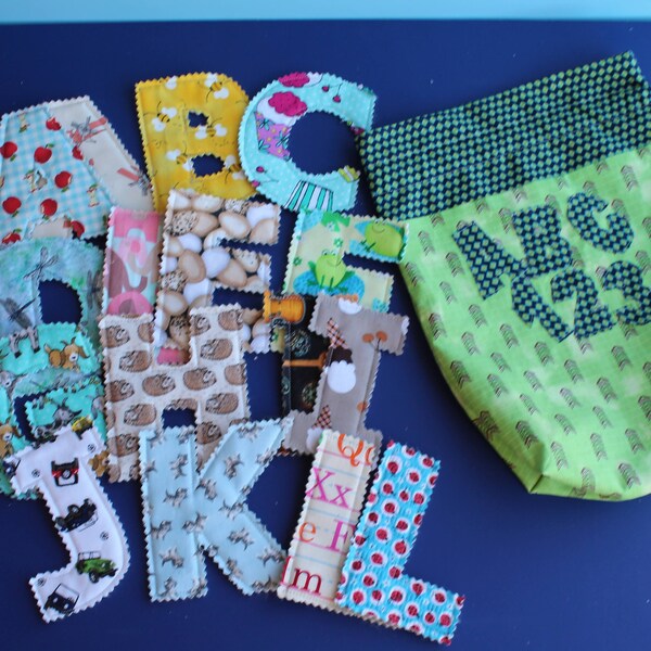 Fabric Letters - Etsy
