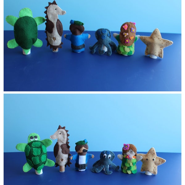 Turtle Finger Puppet - Etsy