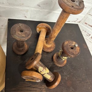 Vintage Wooden Spool, Textile Large Millwork Factory Spool, Rustic Art ...