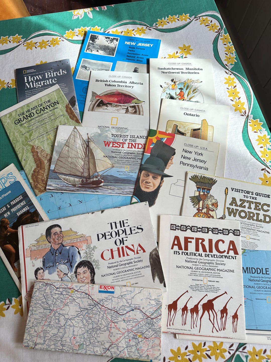 1980s National Geographic Map Collection and More, World Map and ...