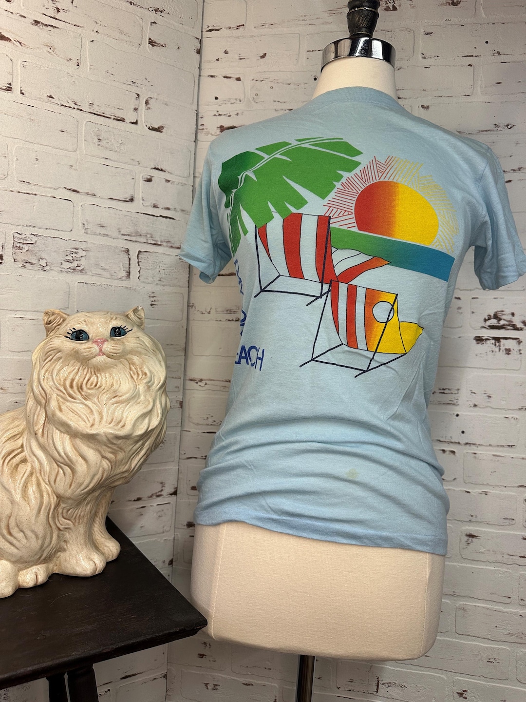 Vintage 1980s T-shirt, Daytona Beach, Spring Break, 70s/80s (TS-A419 ...