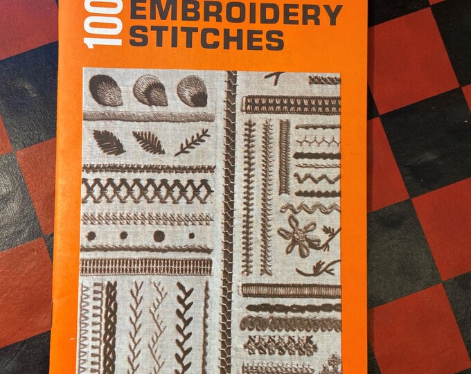 Vintage Book - Coats & Clarks Book of 100 Embroidery Stitches (CS-A085 ...