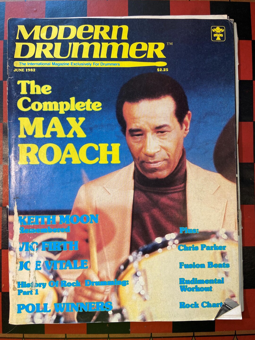 Modern Drummer Magazine June 1982, Max Roach (EP-A092) - Etsy