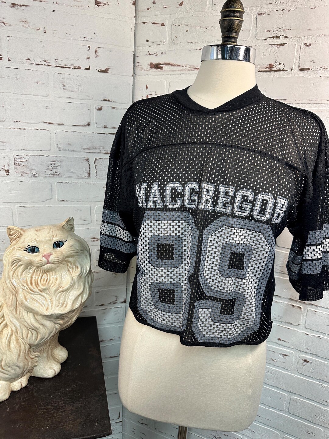 Vintage 1980s Macgregor Mesh Jersey #89, School Sports, College Football, 90s Grunge (CL-A112 ...