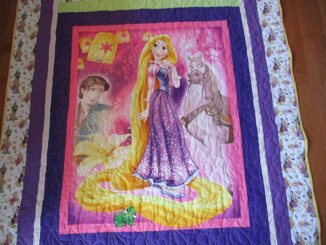 Rapunzel handmade Quilt Teen Toddler Handmade 50 - Etsy