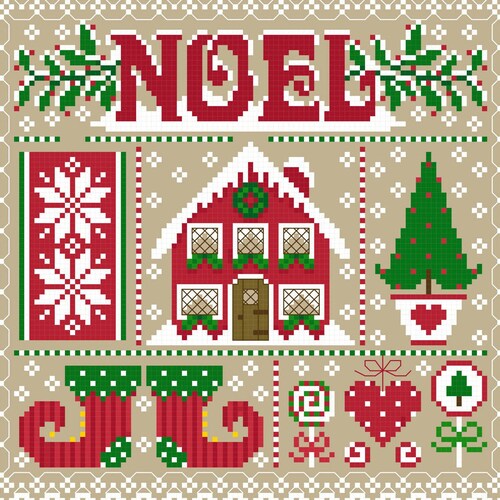 Noel Christmas Sampler Cross Stitch Chart PDF - Etsy