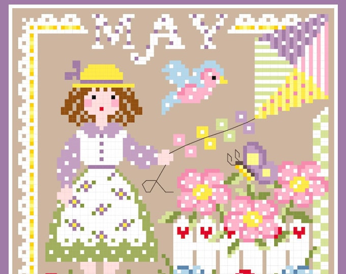 Miss August 2019 Calendar Girls Series Cross Stitch PDF Chart - Etsy Canada