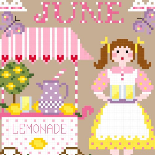 Miss November 2019 Calendar Girls Series Cross Stitch PDF | Etsy
