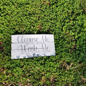 Cleanse Me and I Will Be Clean Wash Me and I Will Be Whiter | Etsy