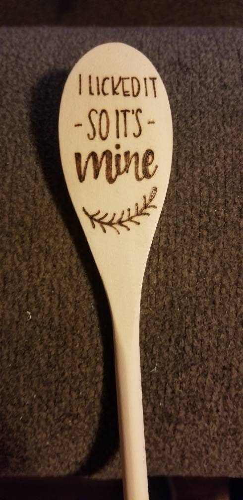 Wood Burned Spoon Custom Farmhouse Kitchen Utensil Decor | Etsy