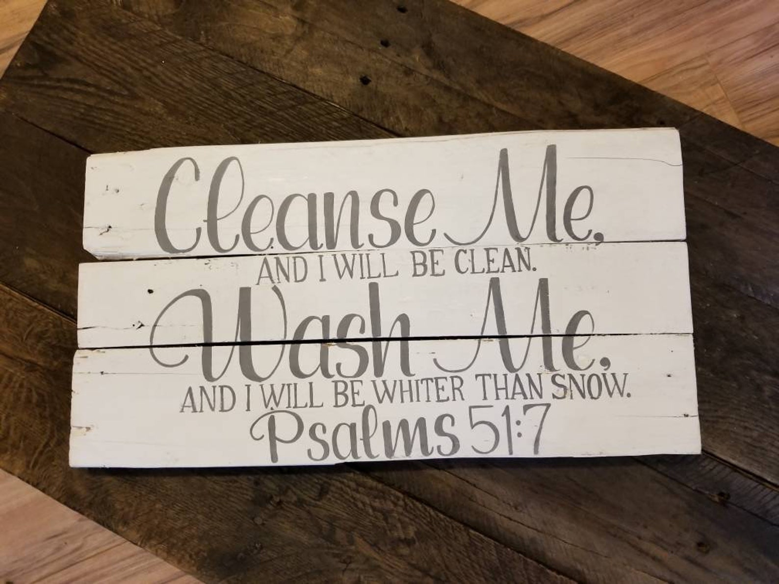 Cleanse Me and I Will Be Clean Wash Me and I Will Be Whiter - Etsy