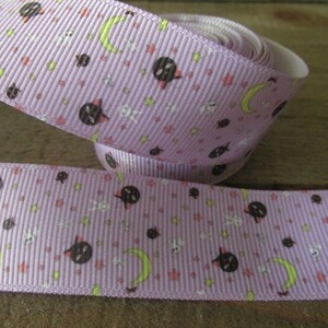 Sailor Moon Luna Anime Grosgrain Ribbon 38 Inch , DIY Luna Printed ...