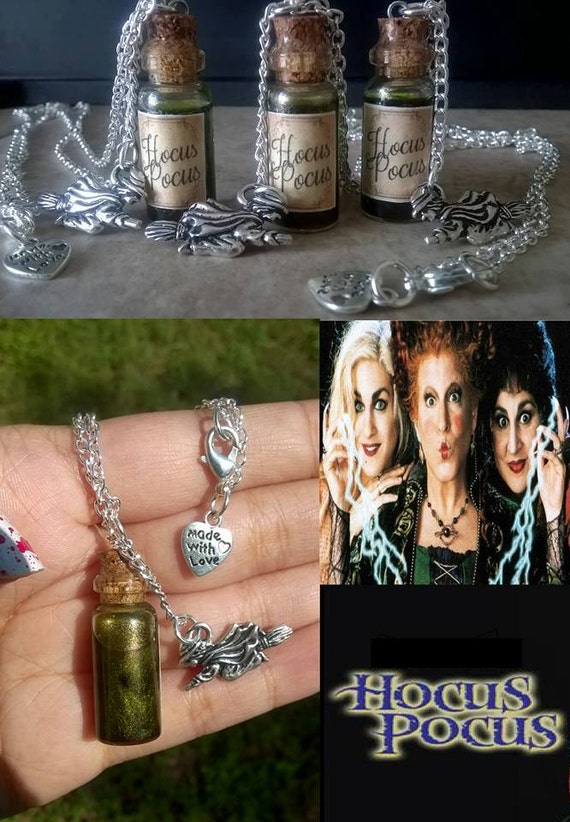 Hocus Pocus Bottle Potion Necklace Hocus Pocus Sanderson | Etsy