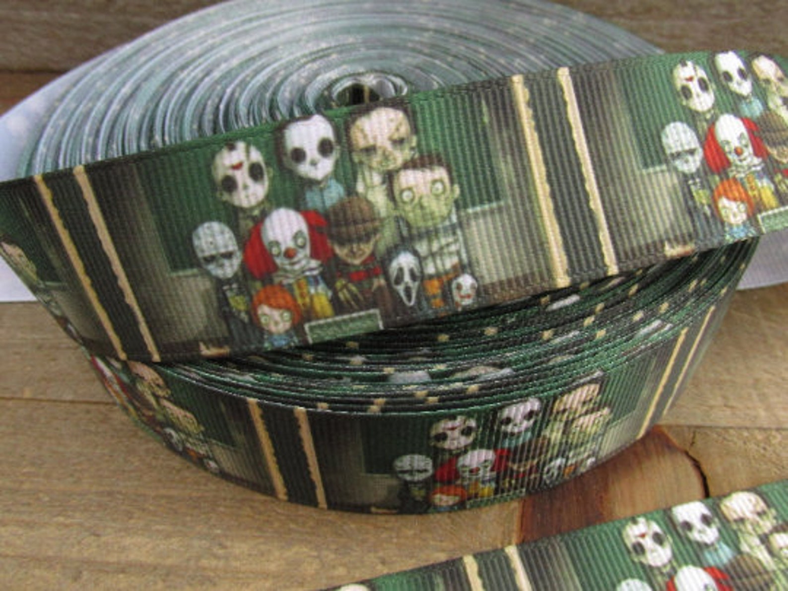 1'' Halloween Grosgrain Ribbon Horror Movie Ribbon - Etsy
