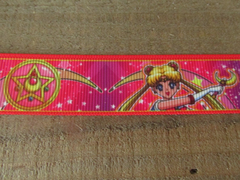7/8'' Sailor Moon Anime Grosgrain Ribbon DIY Hair | Etsy