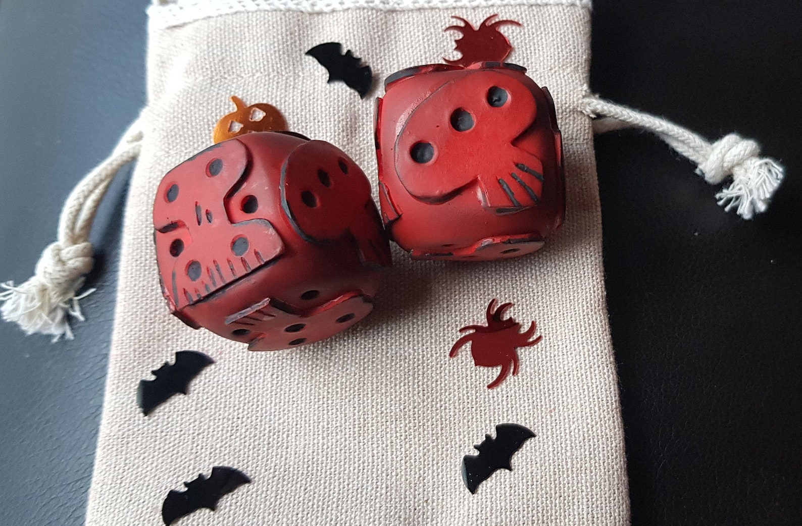 Oogie Boogie Skull Red Dice Nightmare Before Chirstmas Dice - Etsy