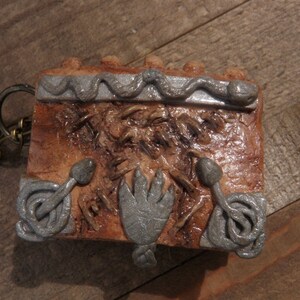 Hocus Pocus Spell Book Necklace Polymer Clay Book - Etsy