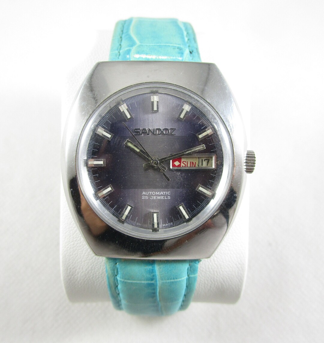 Original SANDOZ 23 Jewels Day-date Automatic Pre-owned - Etsy