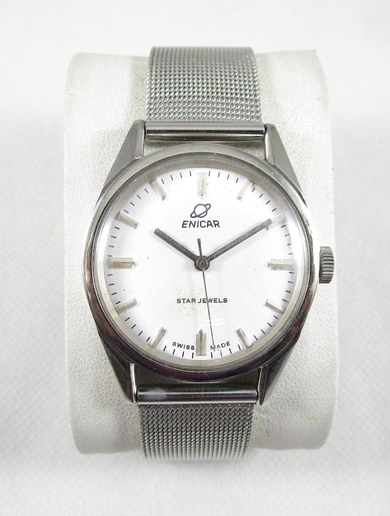 Original Vintage ENICAR STAR Jewels Swiss Made Winding Watch #C405 - Etsy