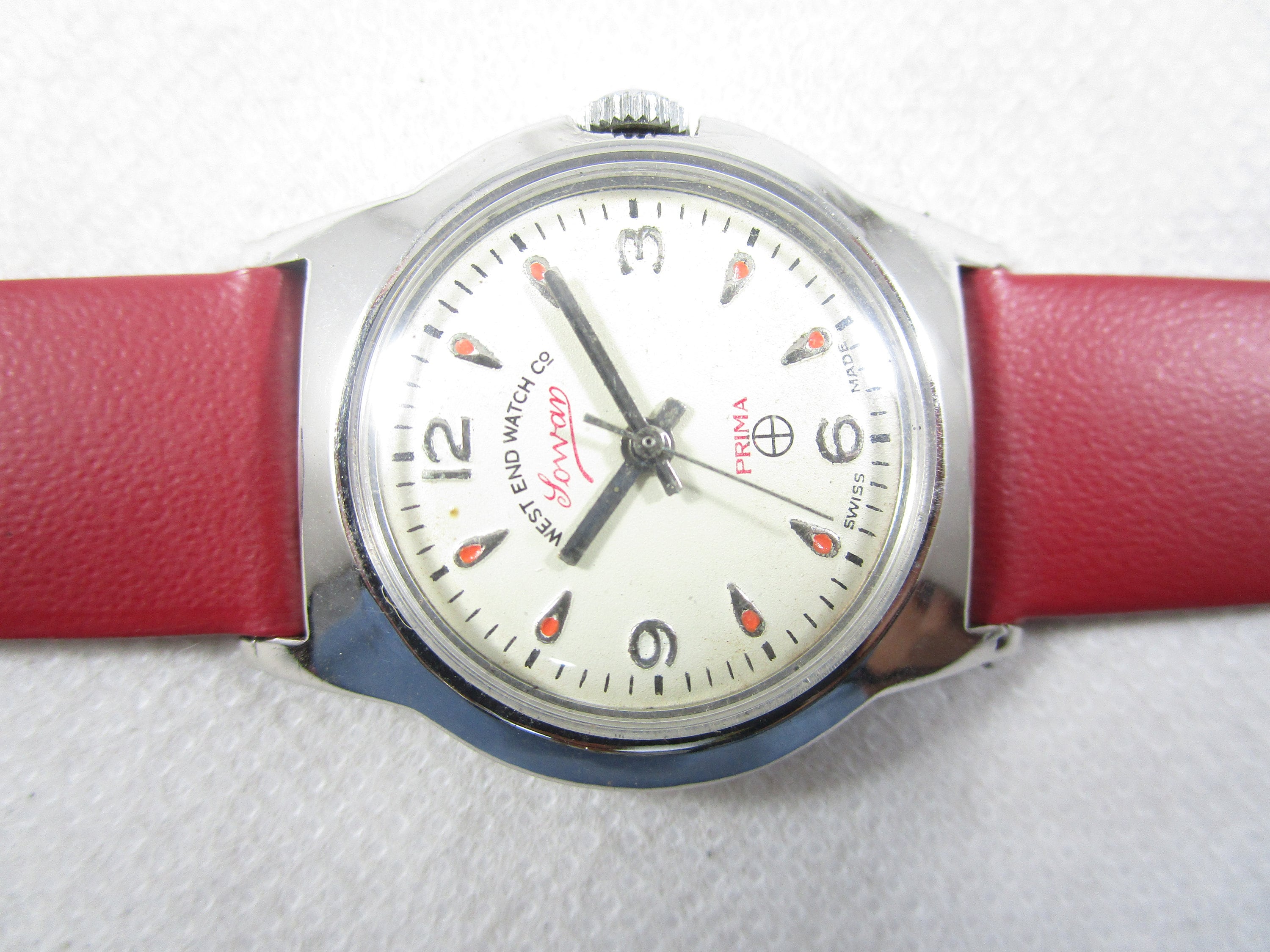 Vintage WEST END WATCH Co Sowar Prime Hand Winding Gent's Vintage WEST END WATCH Co Sowar Prime Hand Winding Gent's