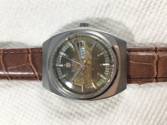 Original ELPAR 17 Jewels Automatic Day-Date Swiss Mad… - Gem