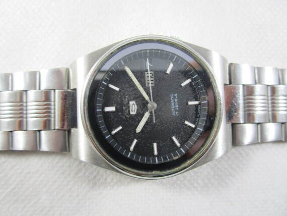 VINTAGE SEIKO 5 17 Jewels Day-Date Automatic Japan M… - Gem