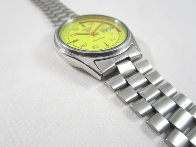 Original VINTAGE SEIKO 5 Day-date Automatic Japan Made Wrist Bracelet ...