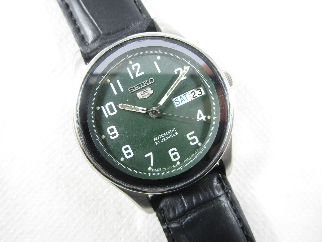 Original SEIKO 5 Transparent Back Side Automatic 21 Jewels Japanese ...