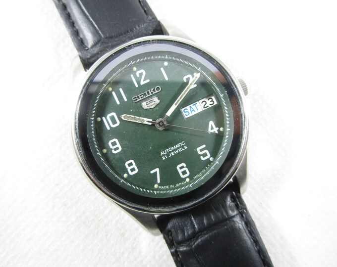 Original SEIKO 5 Transparent Back Side Automatic 21 Jewels Japanese ...