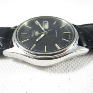 ORIGINAL SEIKO 5 Automatic Day Date Japanese Wrist Gent's Vintage Watch ...