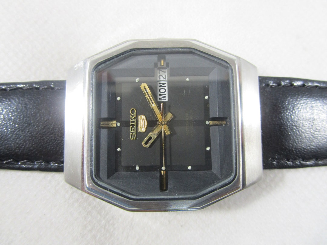 ORIGINAL SEIKO 5 Automatic 23jewels Day Date Japanese Wrist Gent's ...