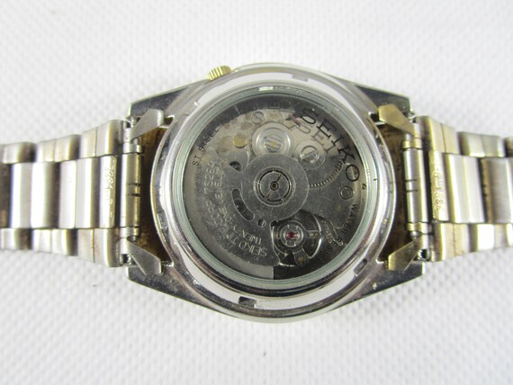 Original VINTAGE SEIKO 5 21 Jewels Day Date Automatic… - Gem