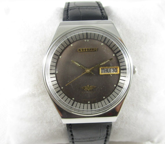 Original Vintage CITIZEN 8200 21 Jewels Automatic Day… - Gem