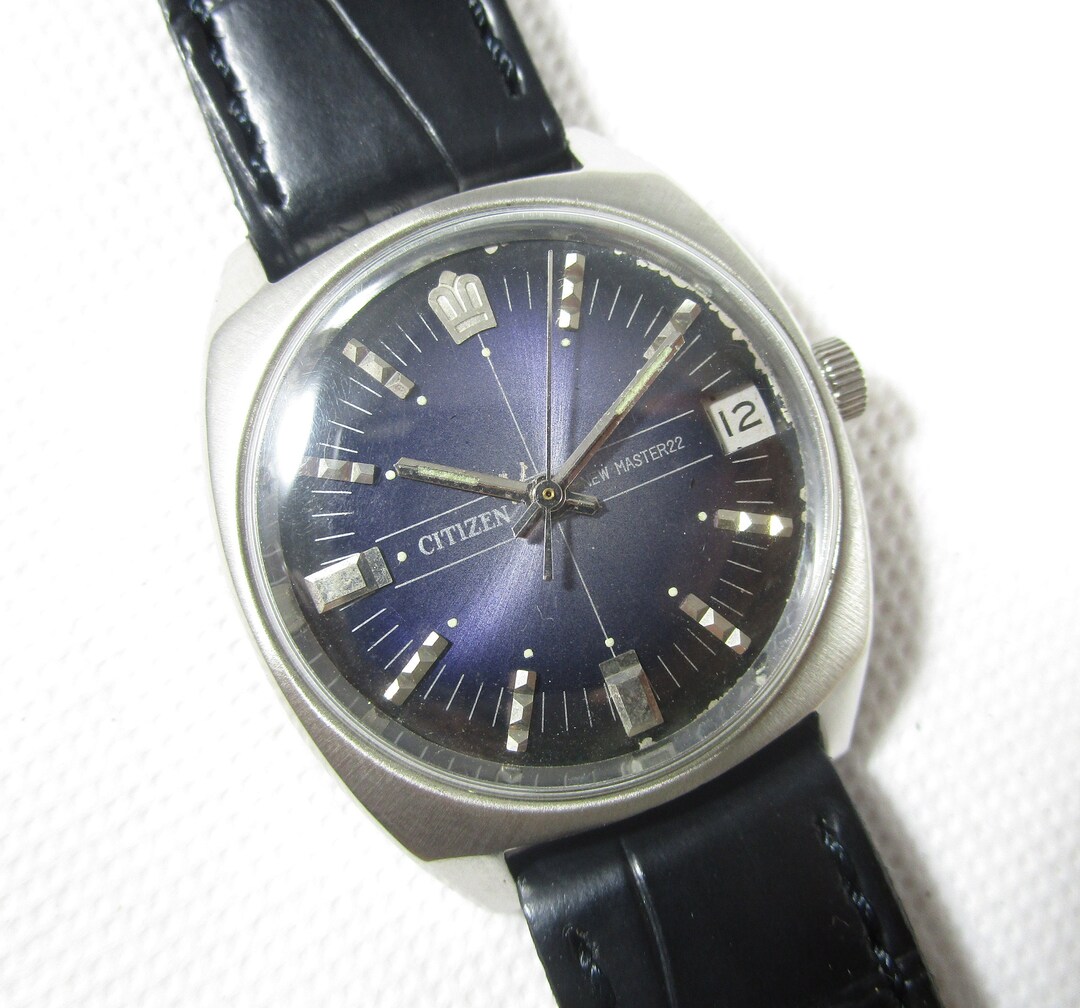 Original Vintage CITIZEN New Master22 Date HAND WINDING Japan Made ...