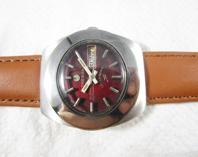 Original Vintage TRESSA Laser Beam 21 Jewels AUTOMATIC Original Face ...