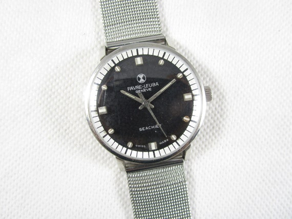Original 100% Vintage FAVRE LEUBA GENEVE Seachief Win… - Gem