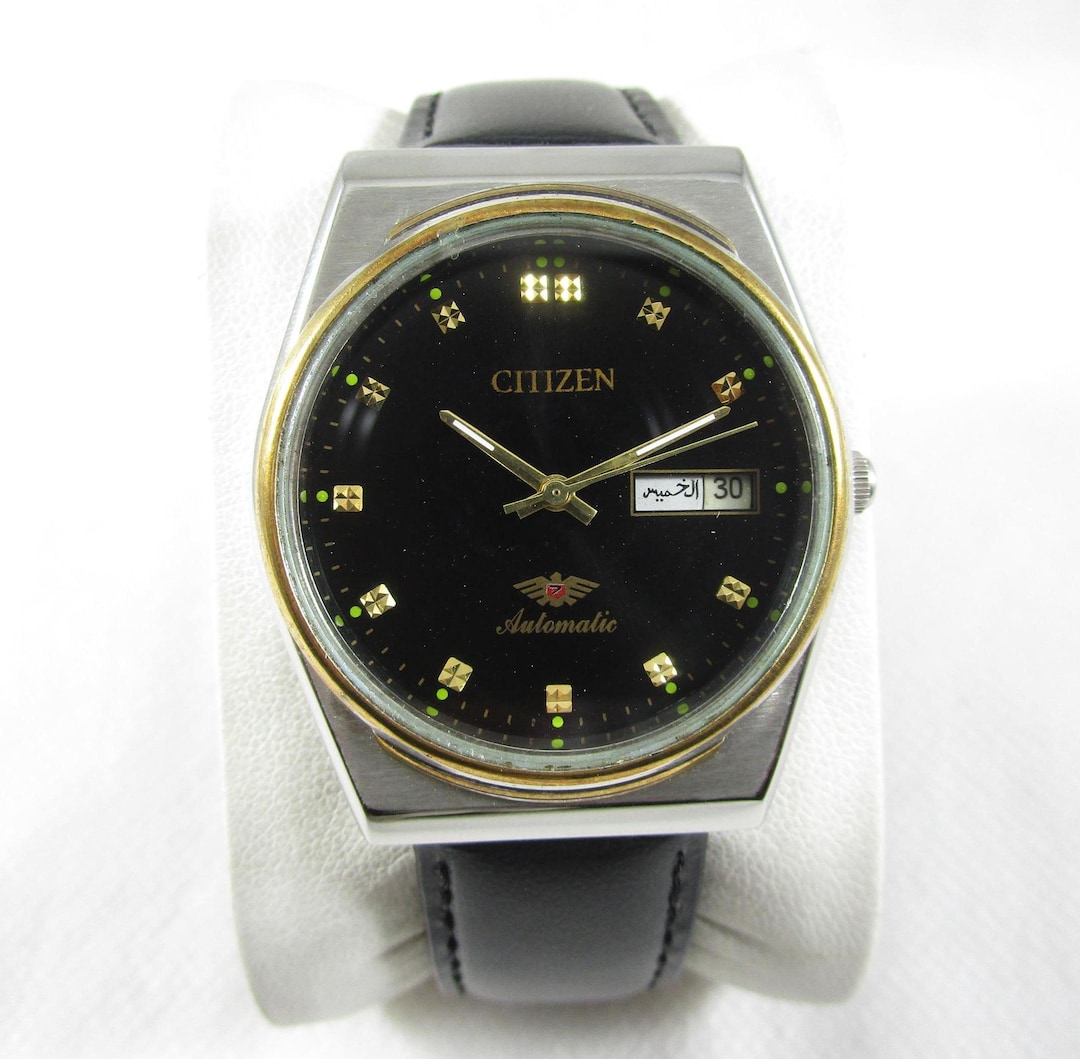Vintage CITIZEN 21 JEWELS Automatic Day Date Japan Made Watch# C572 - Etsy