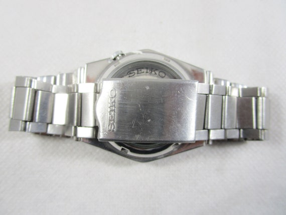 Vintage SEIKO 5 Automatic transparent back side Day D… - Gem