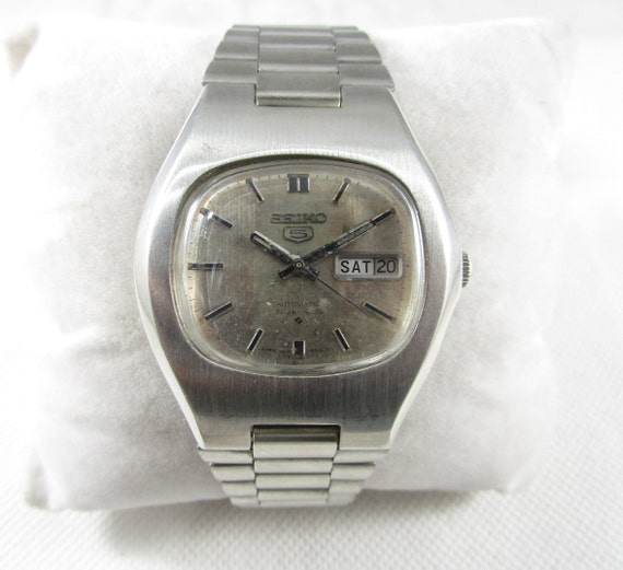 ORIGINAL SEIKO 5 Automatic 21 Jewels Day Date Japane… - Gem