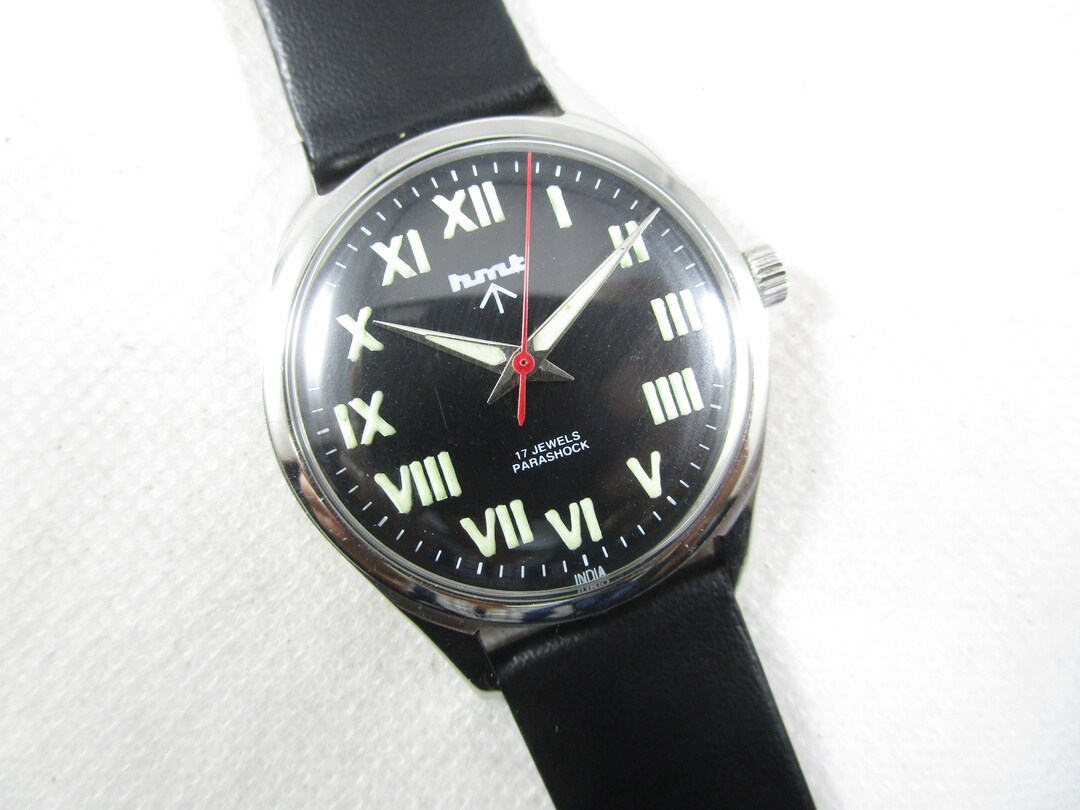 Original HMT Military Arrow GC-25586 17 Jewels Parashock Hand-winding ...