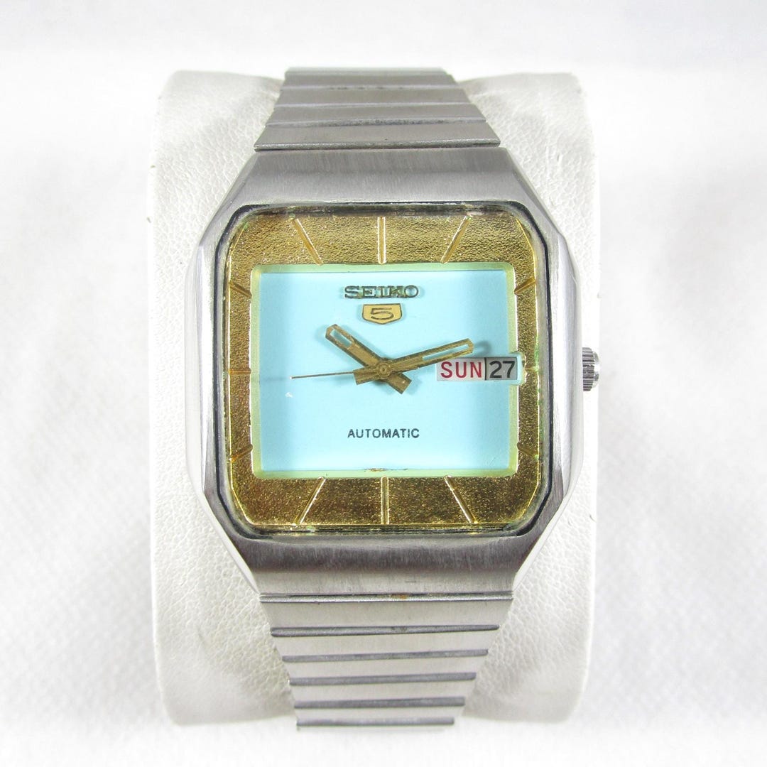 Original VINTAGE SEIKO 5 Day-date Automatic Japan Made Wrist Bracelet ...